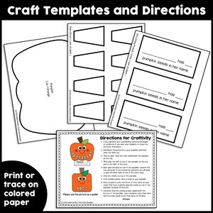 Pumpkin Name Craft | Square Pumpkin Activity | Halloween | Pumpkin ...