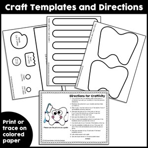 Tooth Hat Craft | Brushing Teeth Activities | Dental Health Month ...