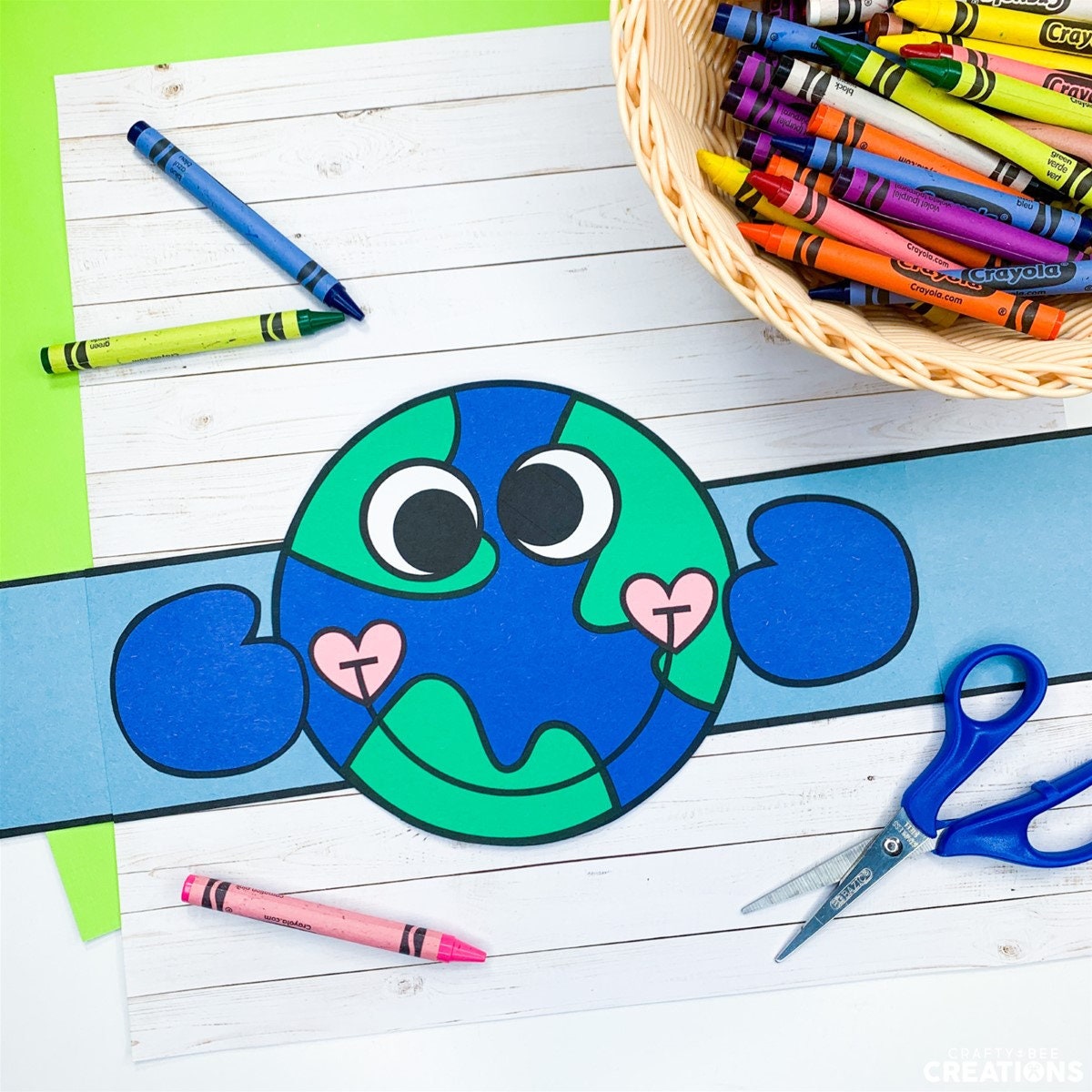 Earth Day Hat Craft for Kids Earth Day Activities I Can Save the Earth ...