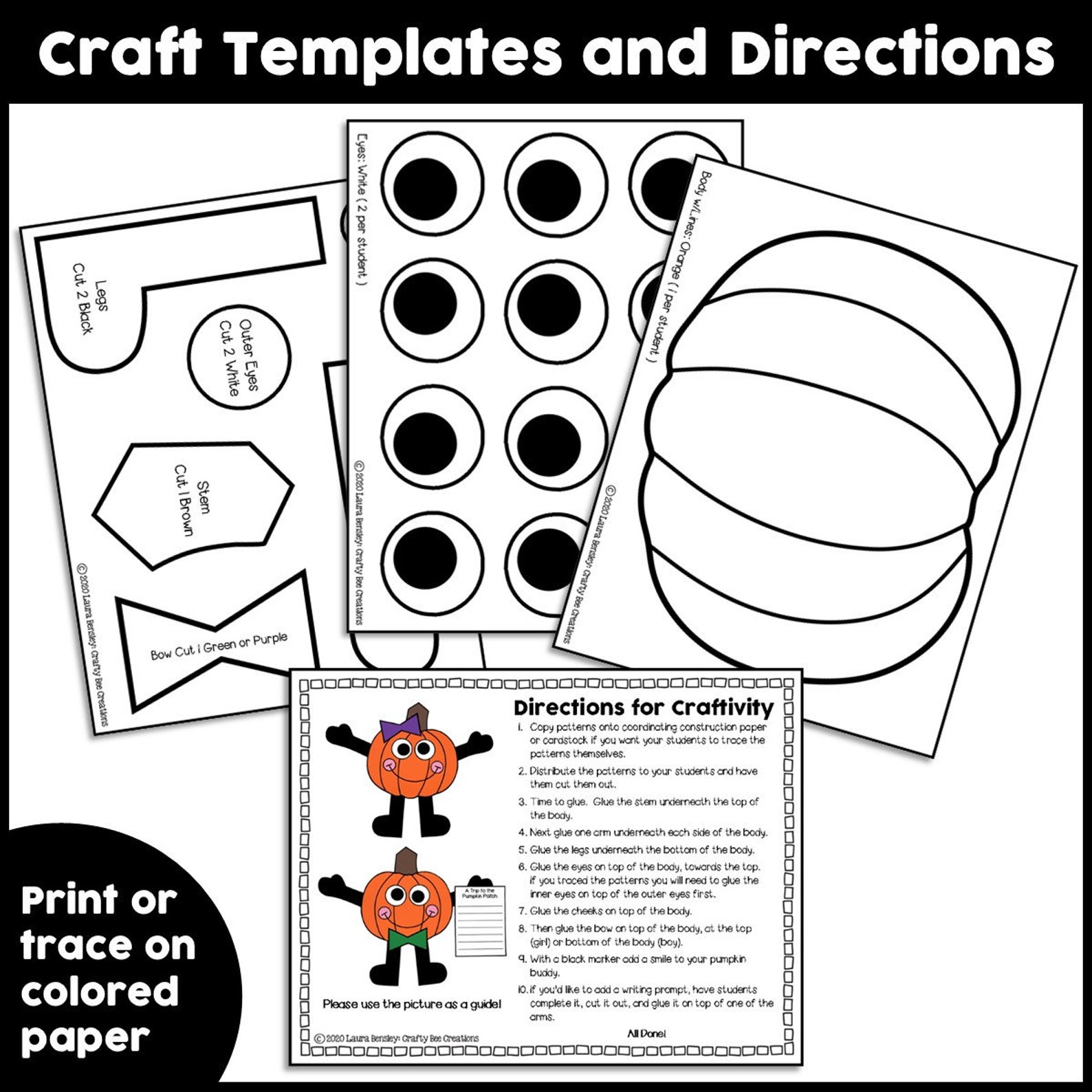 Fall Pumpkin Craft | Pumpkin Activities | Fall Activities | Halloween ...