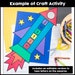 Rocket Name Craft | Back to School Activities | Bulletin Board | Space ...