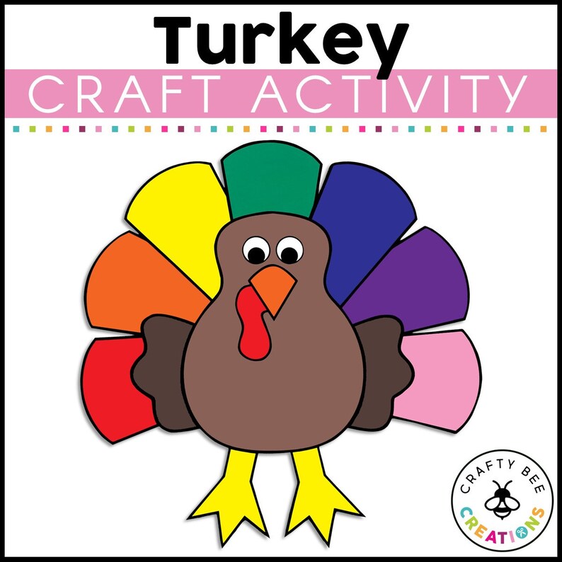 Turkey Craft Thanksgiving Craft Turkey Activities Thanksgiving ...