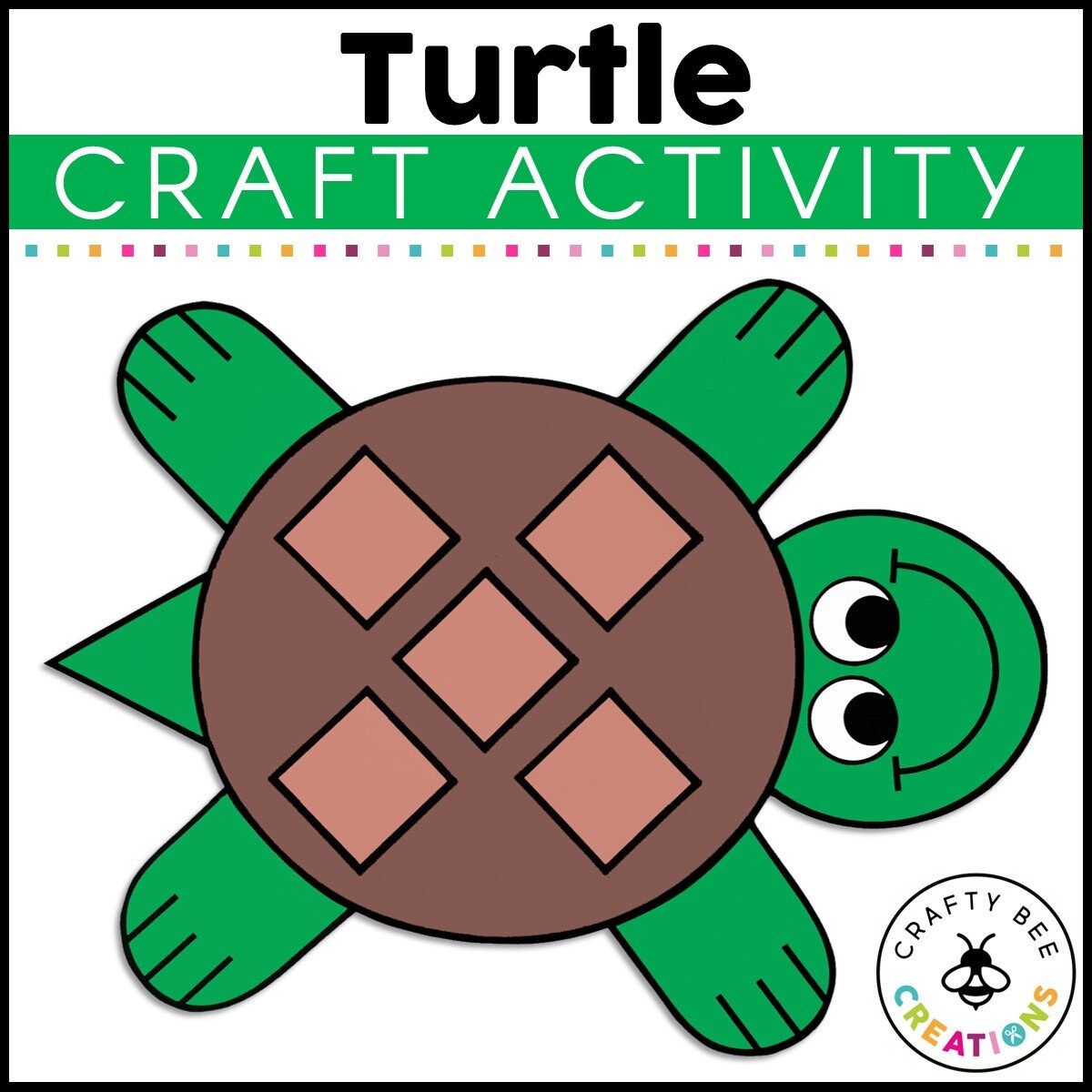 Sea Turtle Craft Patterns | Ocean Animals Activity | Sea Life | Ocean ...