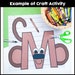Letter M Craft Patterns | Monkey Craft | Alphabet Crafts | Uppercase ...
