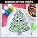 Winter Q Tip Painting Craft | Christmas Activity | Kindergarten ...