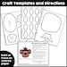 Monkey Craft Patterns | Zoo Animal Craft | Zoo Animal Activities ...