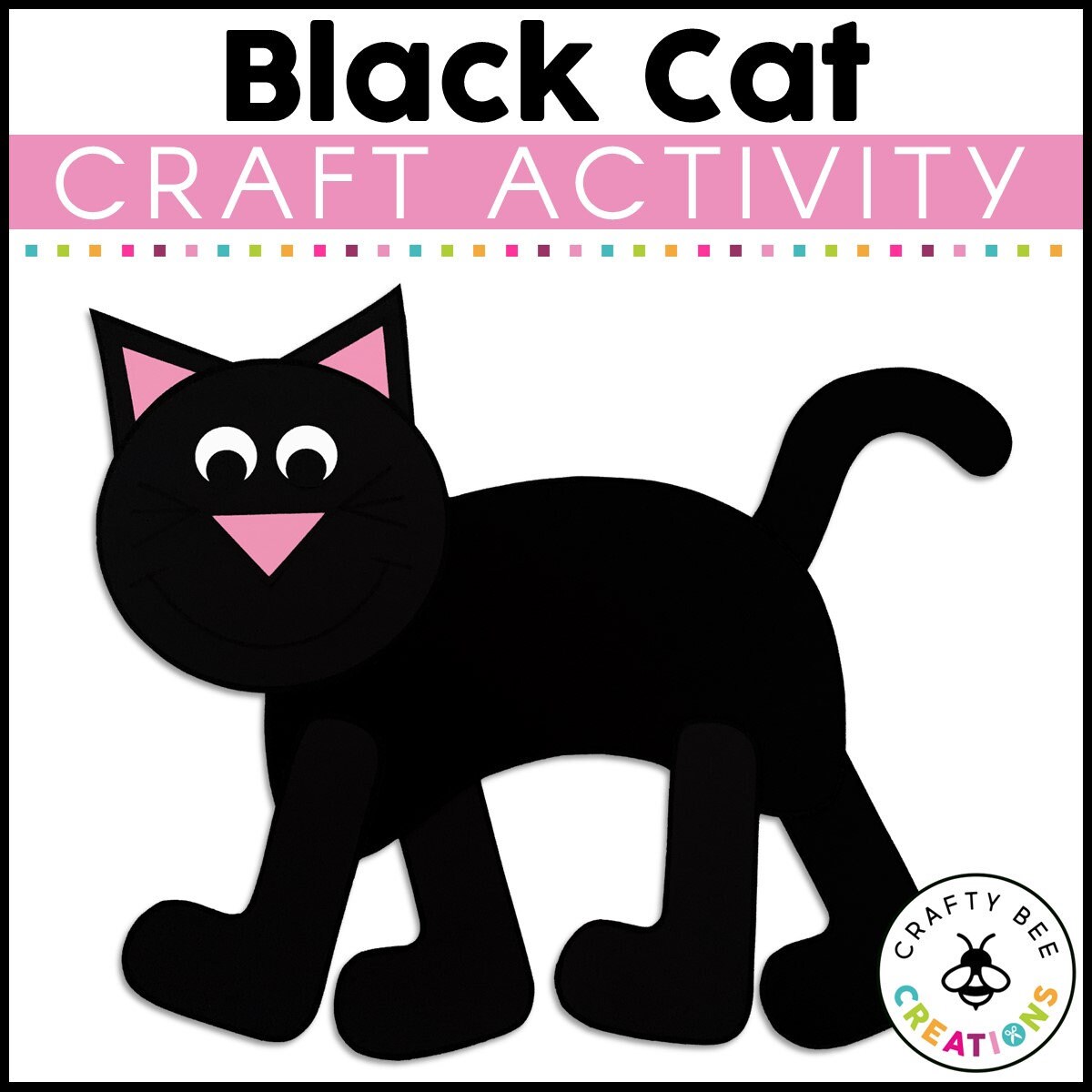 Black Cat Craft | Halloween Craft | Halloween Activities | Halloween ...