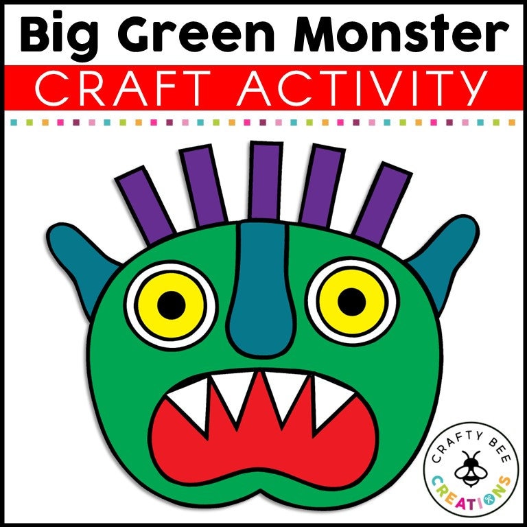 Go Away Big Green Monster Craft | Halloween Bulletin Board ...