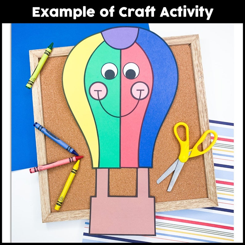 Hot Air Balloon Craft for Kids | Transportation Crafts | Transportation ...