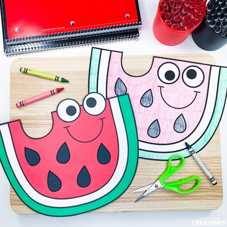 Watermelon Name Craft | Watermelon Pattern | Watermelon Template | End ...