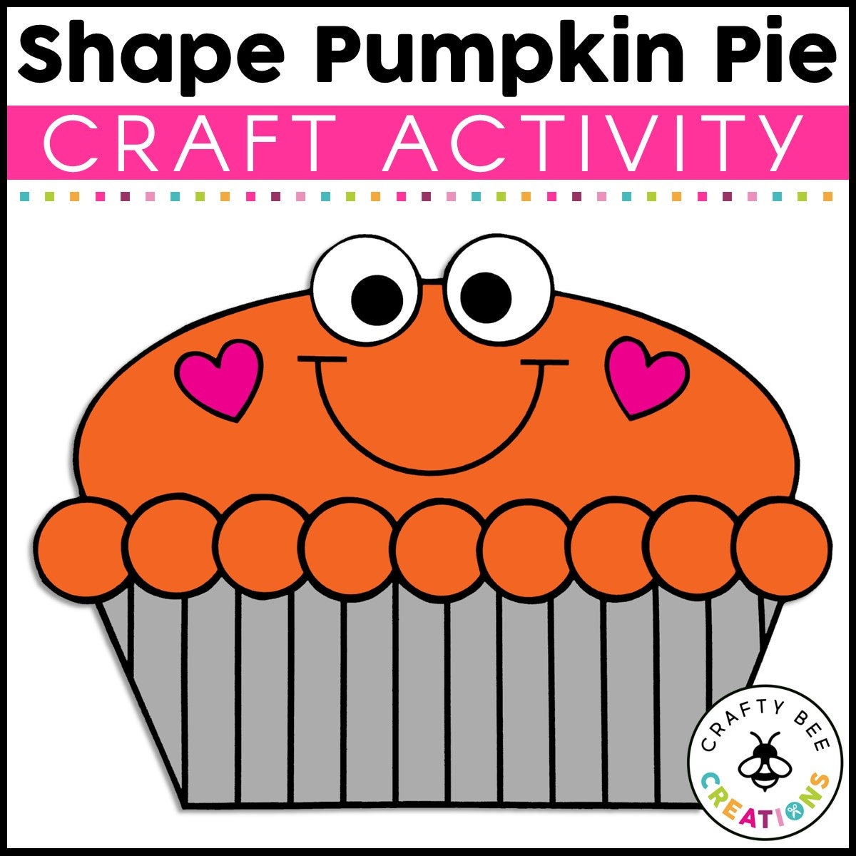 Pumpkin Pie Craft | Shape Craft | Thanksgiving Craft | Thanksgiving ...