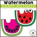 Watermelon Name Craft | Watermelon Pattern | Watermelon Template | End ...