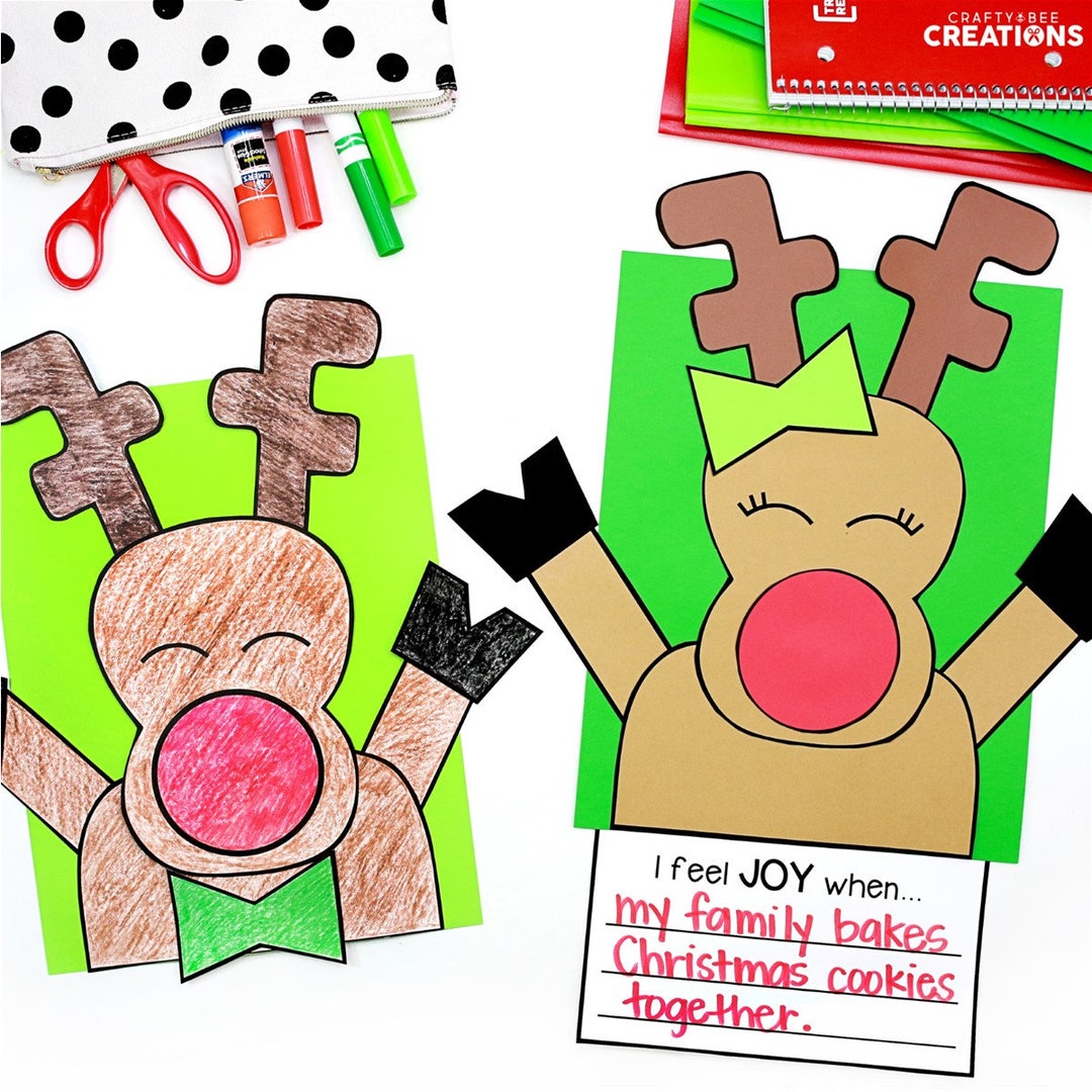 Reindeer Craft | Rudolph the Red Nosed Reindeer Activities | Christmas ...