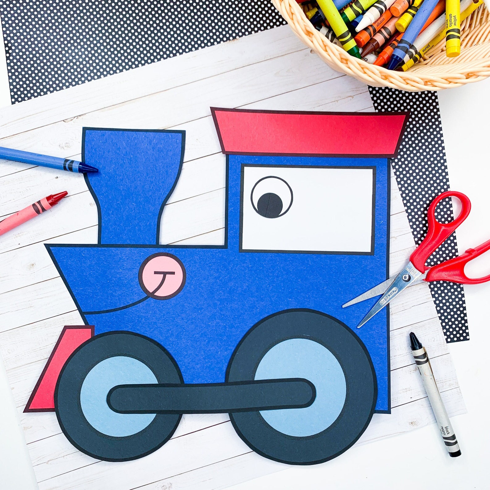 Train Craft for Kids Transportation Crafts Transportation - Etsy