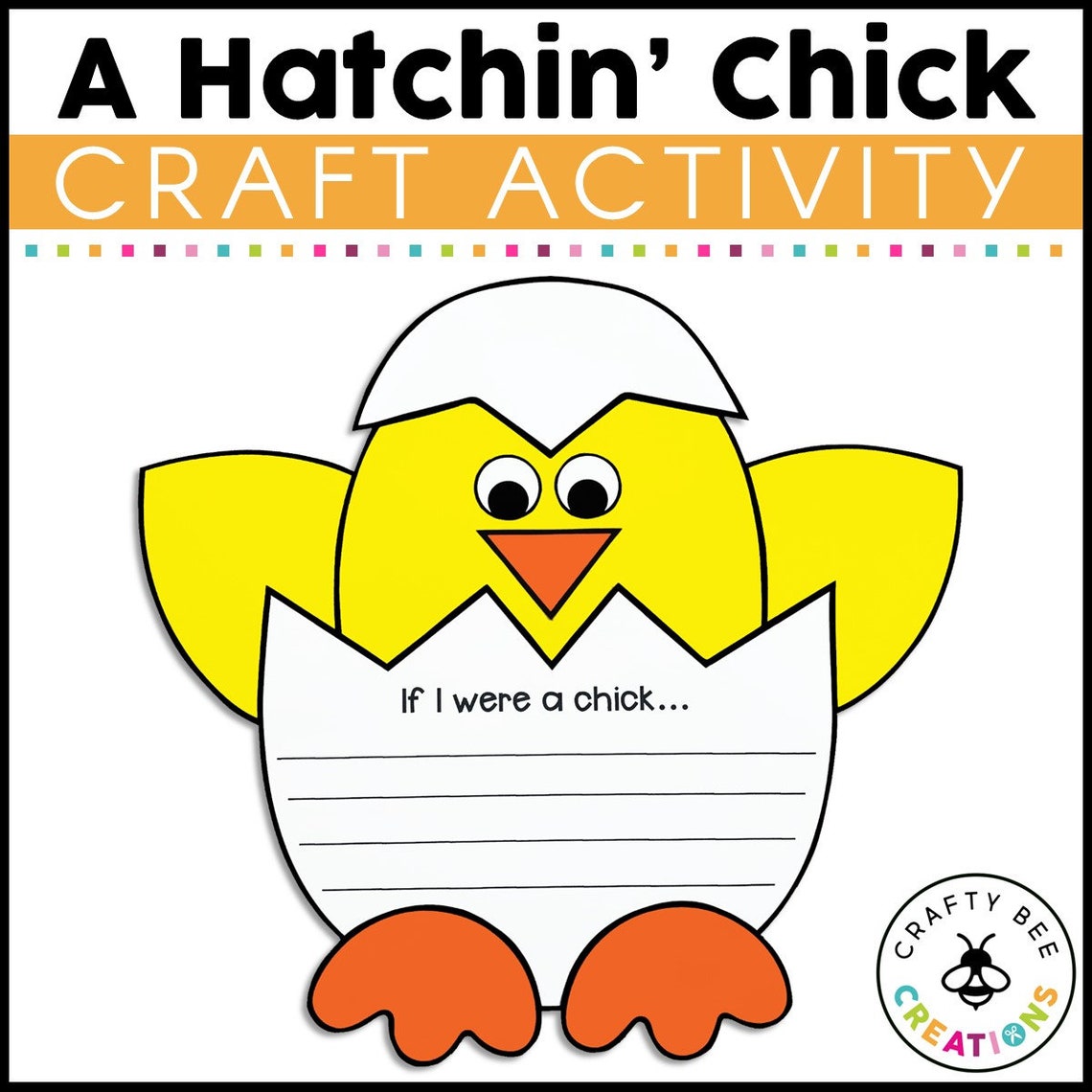 Easter Craft for Kids | Baby Chick Craft Patterns | Life Cycle of a ...