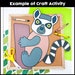 Lemur Craft | Rainforest | Jungle | Zoo Animals Craft Activities ...