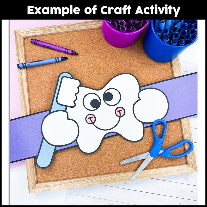Tooth Hat Craft | Brushing Teeth Activities | Dental Health Month ...