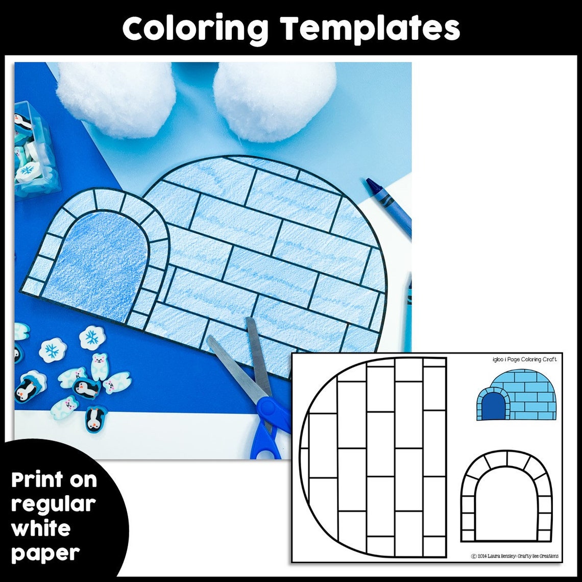 Igloo Craft Winter Craft Winter Activities Igloo Activities Igloo ...