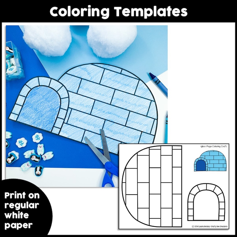 Igloo Craft | Winter Craft | Winter Activities | Igloo Activities ...