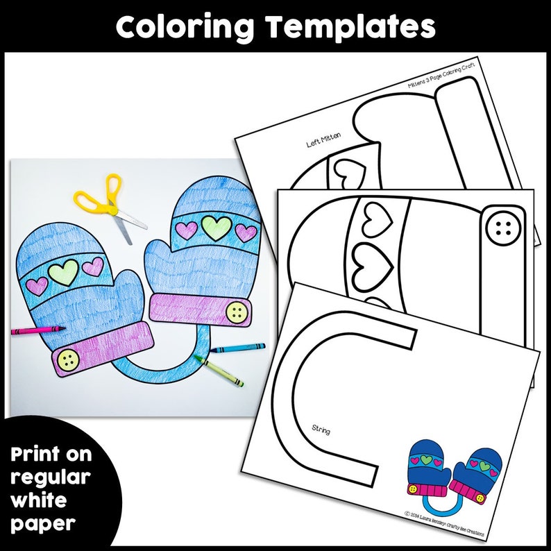 Mittens Craft | the Mitten Craft | Mitten Template | the Mitten ...