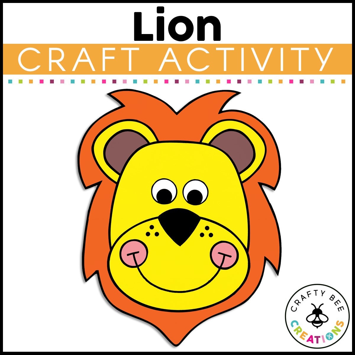 Lion Craft Patterns Zoo Animal Craft Zoo Animal Activities Jungle ...