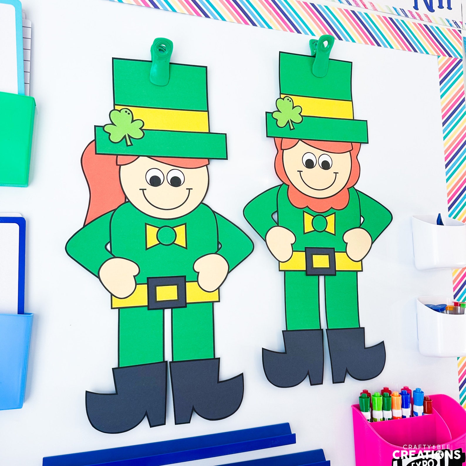Leprechaun Craft | St Patricks Day | Kindergarten | March Bulletin ...