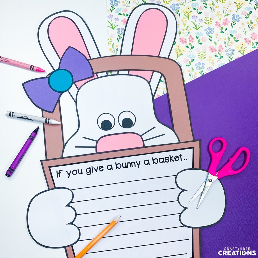 Easter Craft for Kids | Easter Bunny Craft Templates | Easter Writing ...
