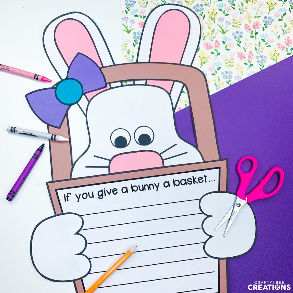 Easter Craft for Kids Easter Bunny Craft Templates Easter Writing ...