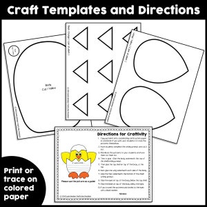 Easter Craft for Kids | Baby Chick Craft Patterns | Life Cycle of a ...