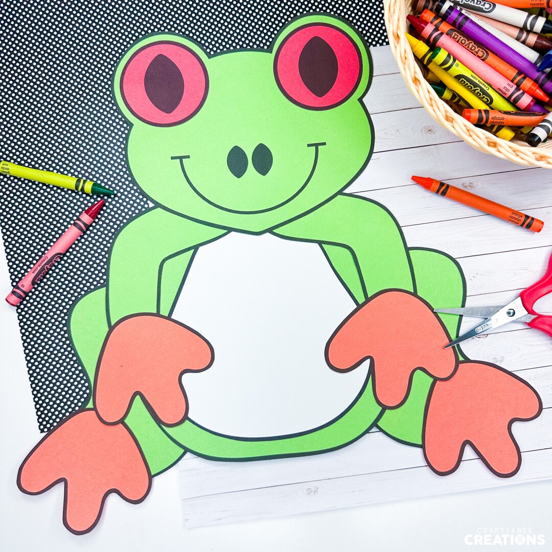 Tree Frog Craft | Rainforest | Jungle | Zoo Animals Craft Activities ...