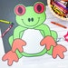 Tree Frog Craft | Rainforest | Jungle | Zoo Animals Craft Activities ...