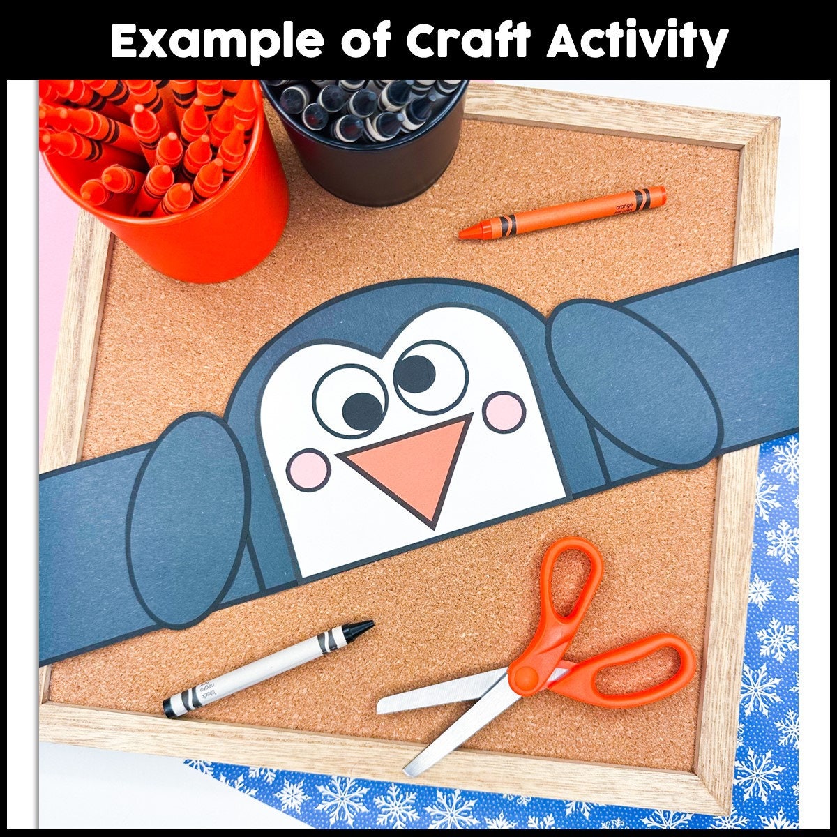 Penguin Hat Craft | Artic Animals | Crown Template | Preschool ...