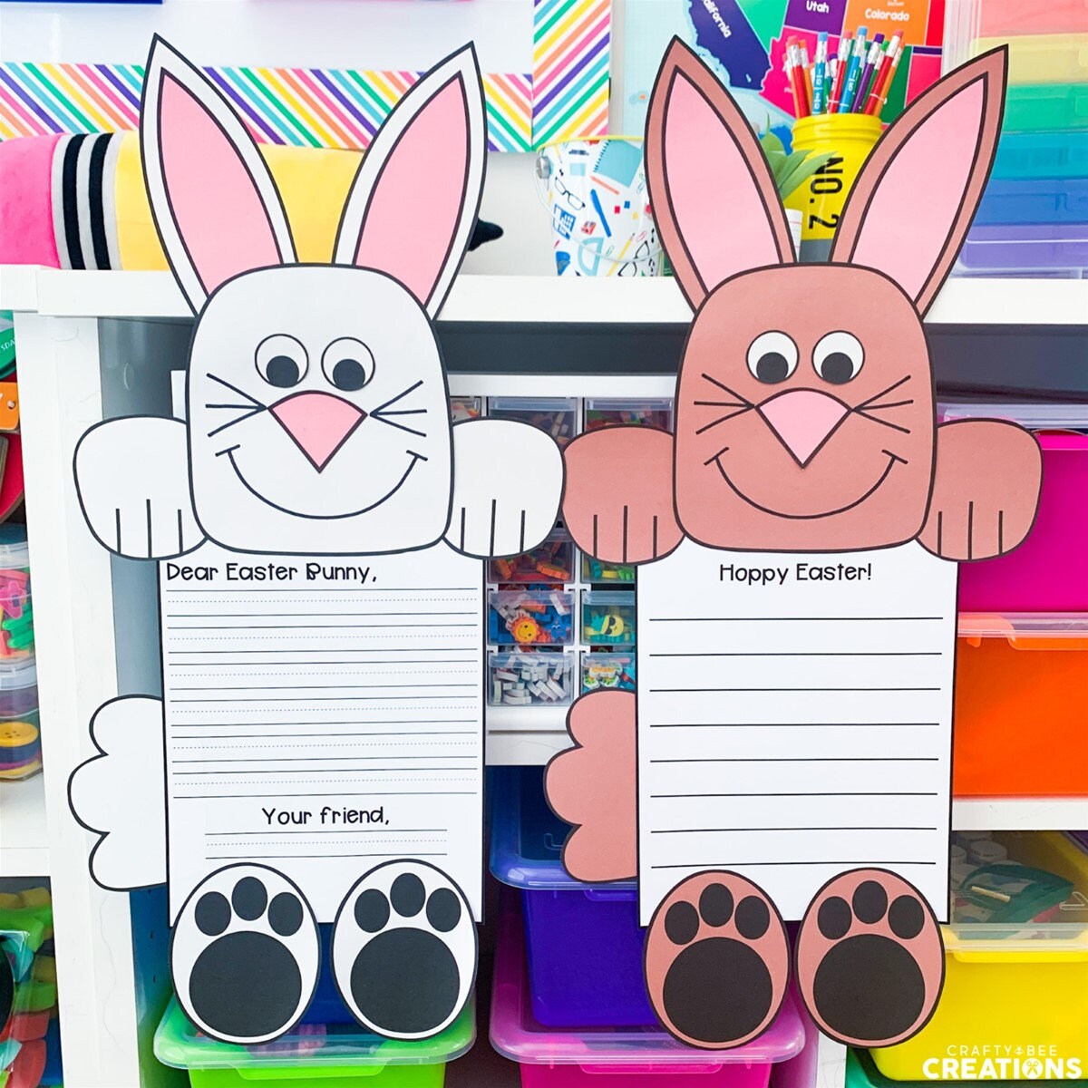 Easter Craft for Kids Easter Bunny Craft Patterns Spring Activities ...