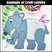 Tapir Craft | Rainforest | Jungle | Zoo Animals Craft Activities ...