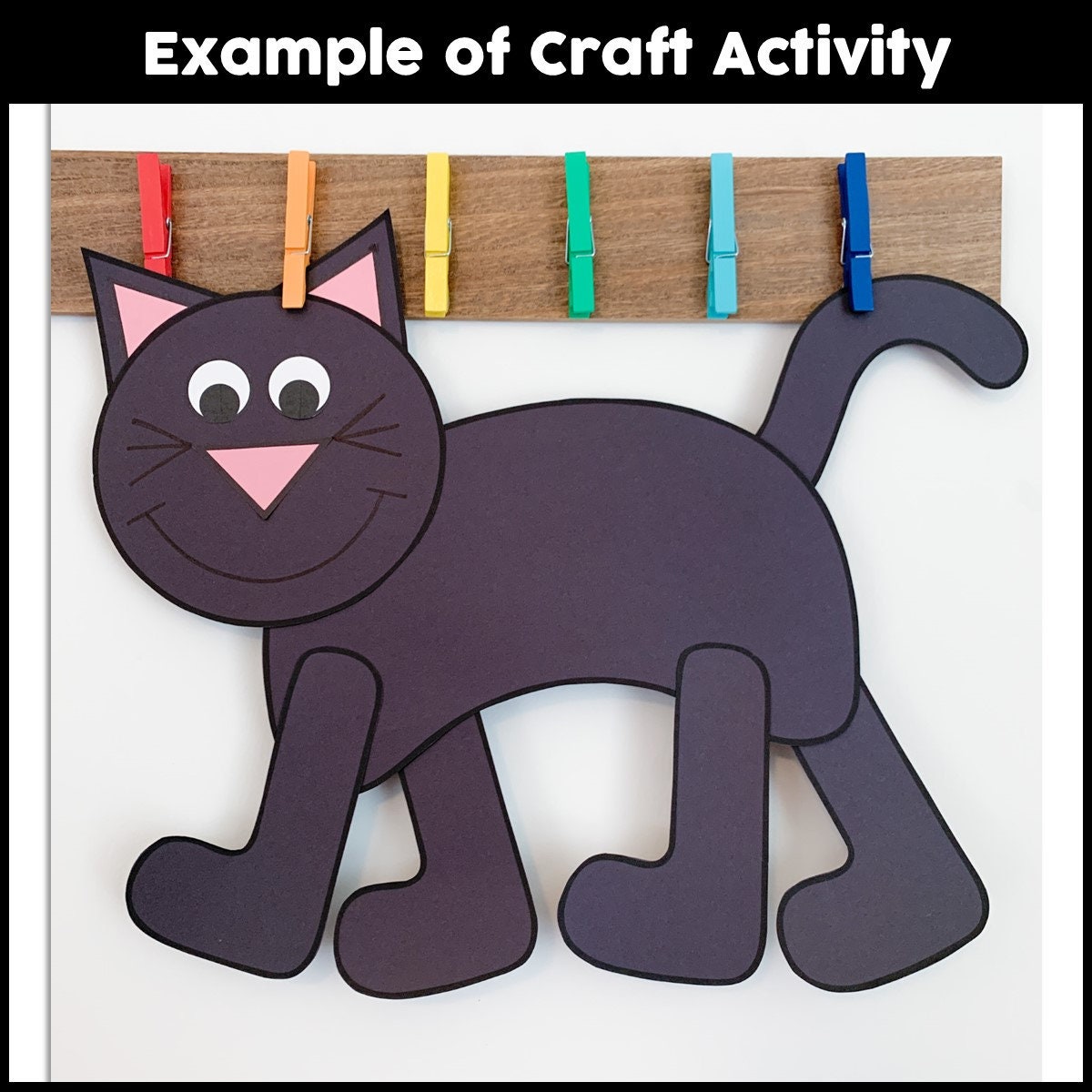 Black Cat Craft | Halloween Craft | Halloween Activities | Halloween ...