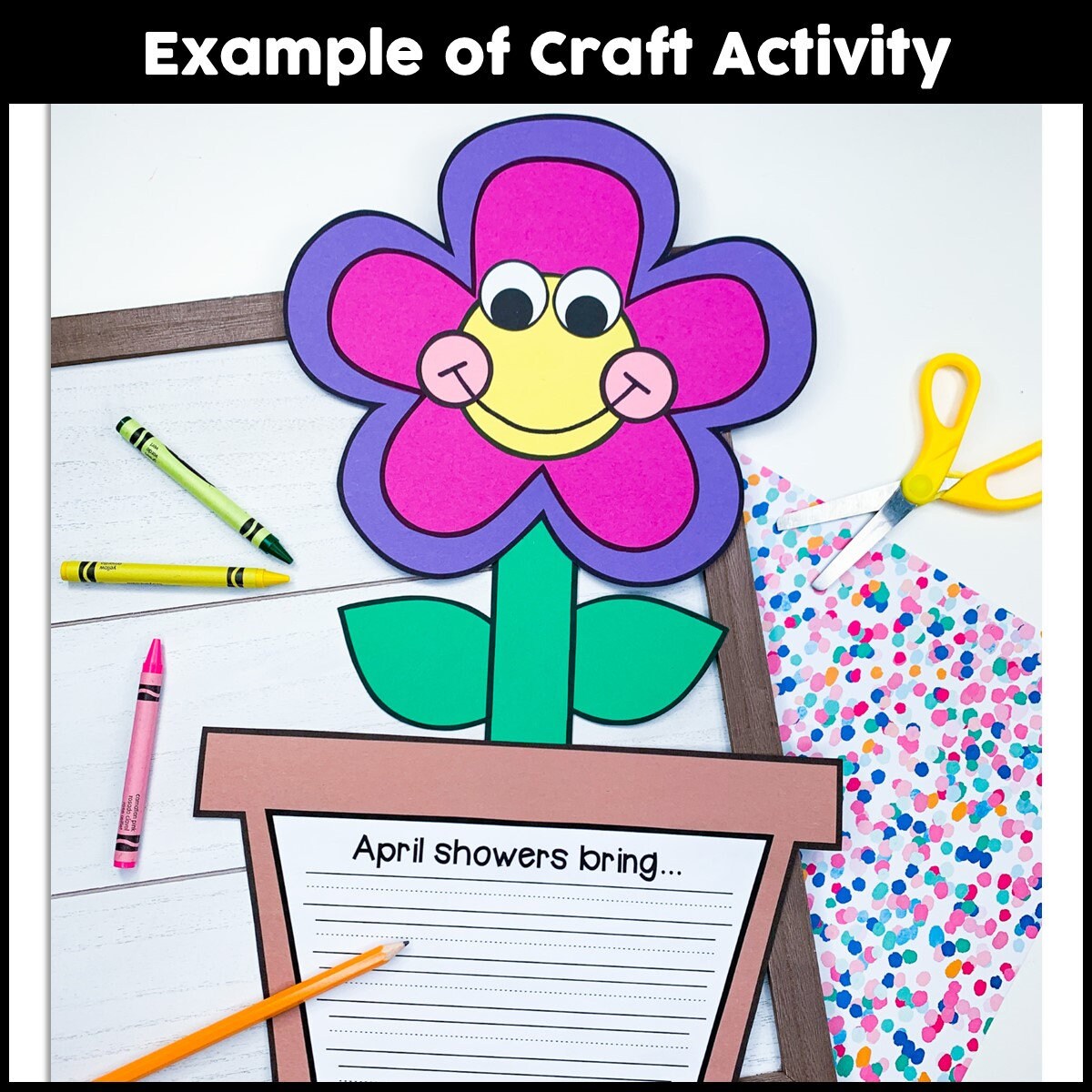 April Showers Bring May Flowers Craft Patterns Spring Craft Spring ...