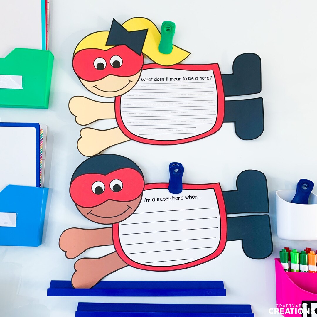 Superhero Craft | Super Hero Craftivity | Superhero Activities ...