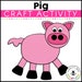 Pig Craft for Kids | Pig Craft Template | Paper Pig Patterns | Farm ...