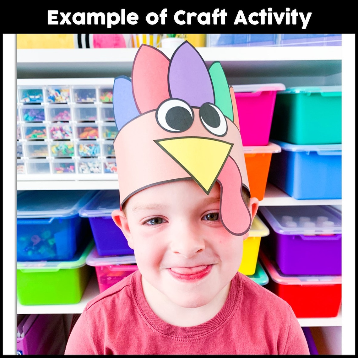 Turkey Hat Craft | Thanksgiving Activity | Crown | Printable Template ...
