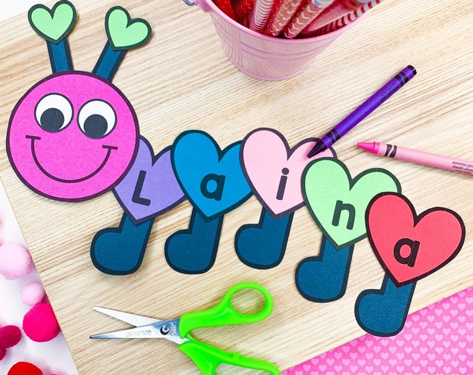 Love Bug Craft Patterns Name Craft Valentines Day Craft Activity ...