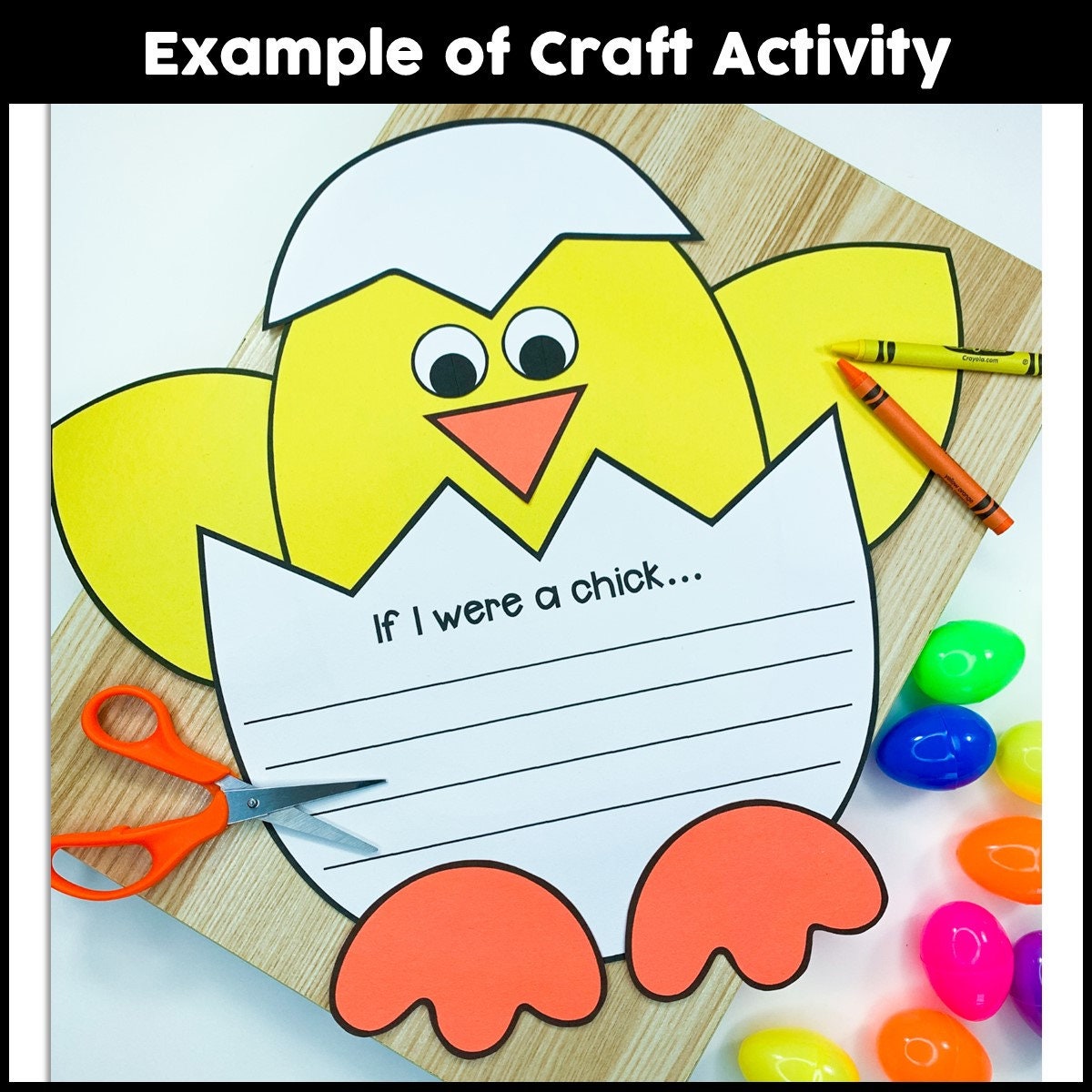 Easter Craft for Kids | Baby Chick Craft Patterns | Life Cycle of a ...