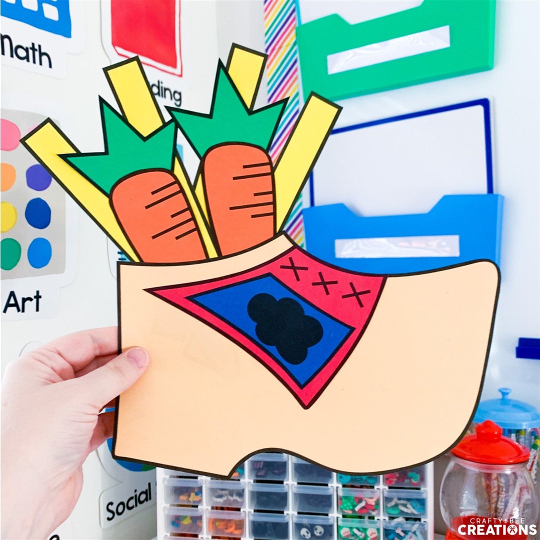 Wooden Shoe Craft | Holidays Around the World Craft | Christmas Around ...