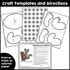 Lemur Craft | Rainforest | Jungle | Zoo Animals Craft Activities ...