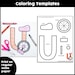 Letter U Craft Patterns | Unicycle Craft | Alphabet Crafts | Uppercase ...
