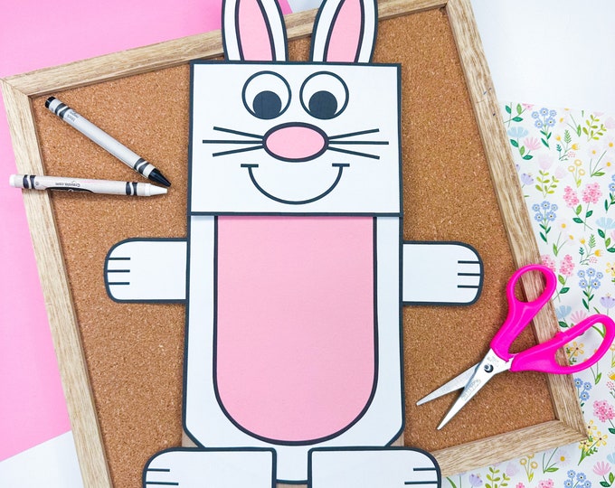 Easter Activity for Kids Printable Hand Puppets for Easter Bunny Crafts ...