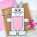 Bunny Puppet Craft Template | Farm Animal Activities | Easter Spring ...