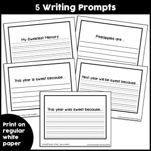 End of the Year Pineapple Craft | Bulletin Board Craftivity | Writing ...