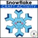 Snowflake Craft | How to Make a Snowflake Craft Template | Snowflake ...