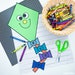 Kite Name Craft for Kids | Spring Activities | Summer | Kite Template ...