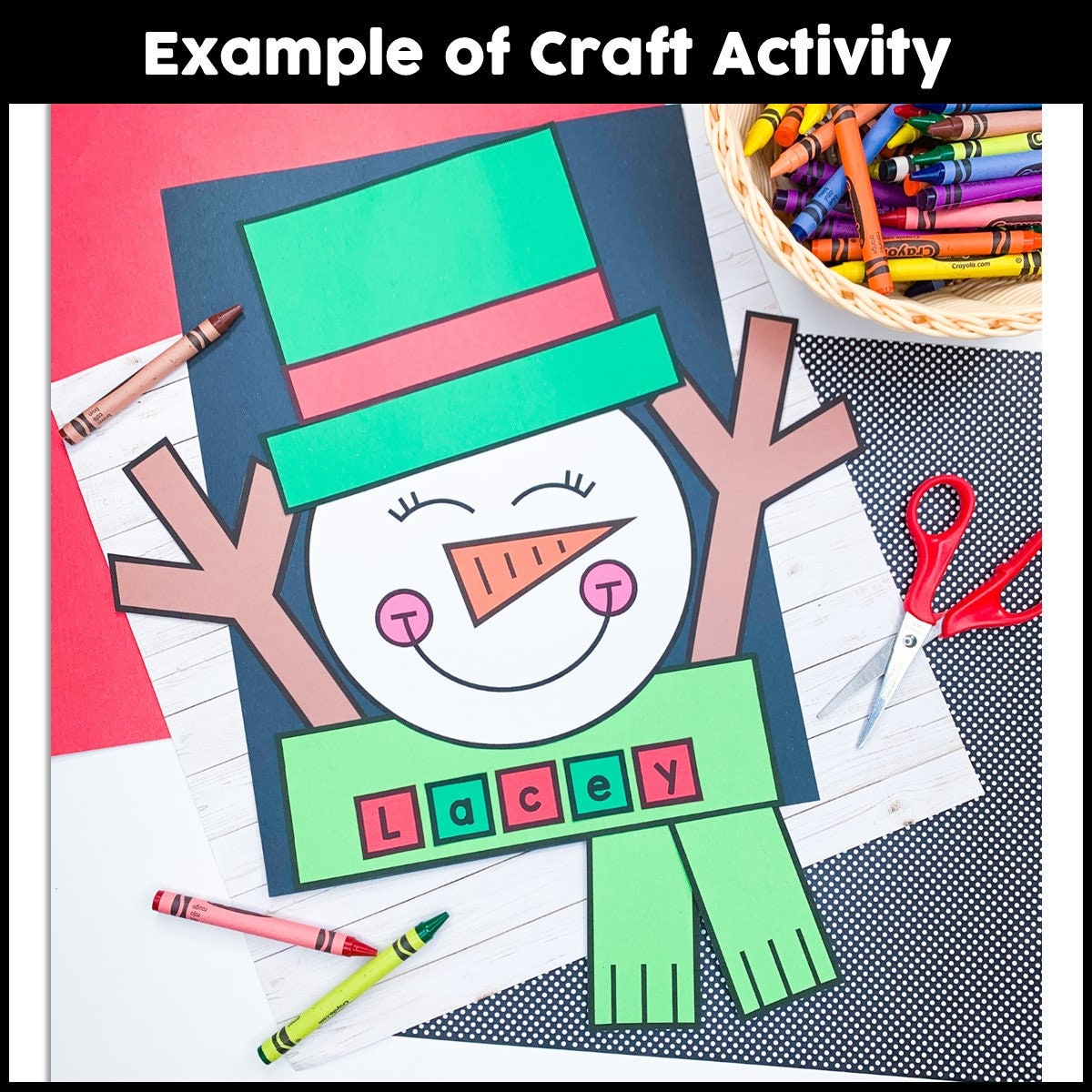 Snowman Name Craft Winter Activities Name Activities Build a Snowman ...